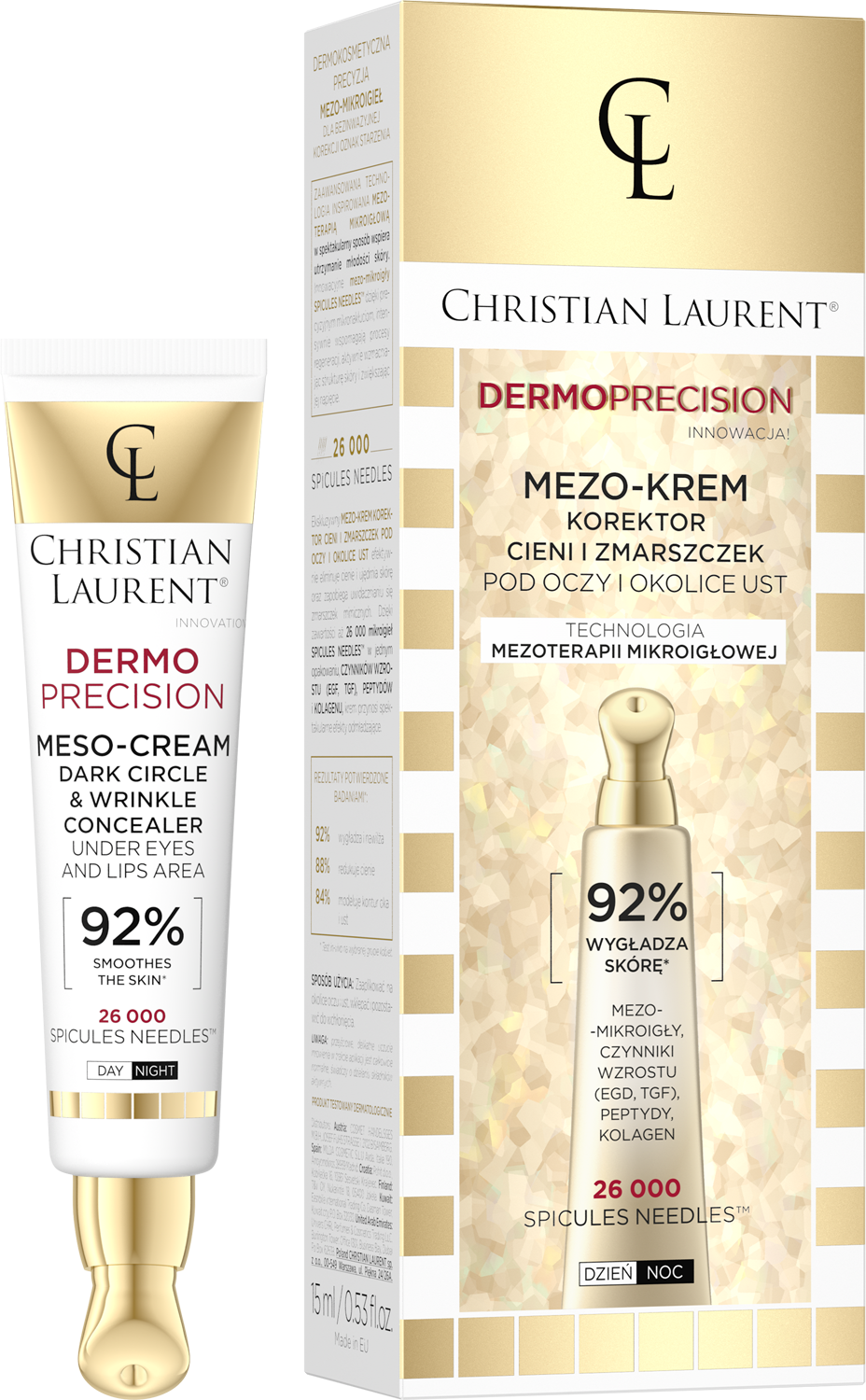 Mezo-krem, korektor cieni i zmarszczek pod oczy i okolice ust, 26 000 ...